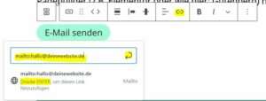 E-Mail-Adresse verlinken - Textlink oder Button - So geht´s!